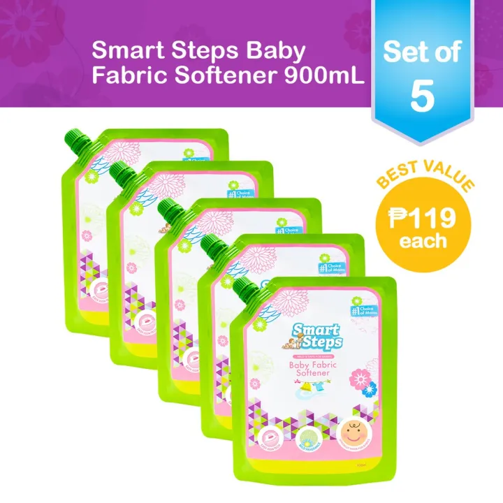 Smart Steps 900 ml Fabric Softener Set of 5 | Lazada PH