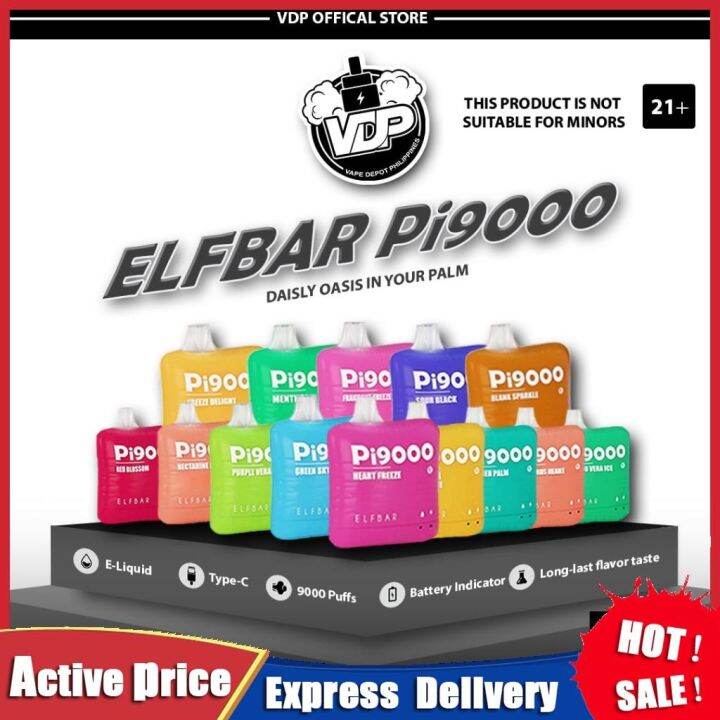 （New product） ELFBAR Pi9000 Disposable Vape | Lazada PH