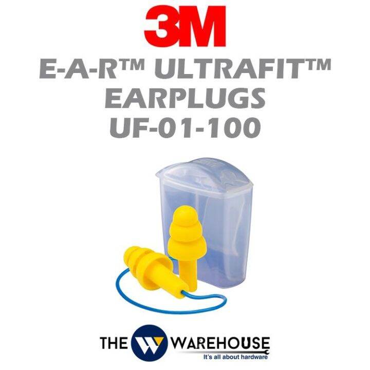 3M E-A-R UltraFit Earplugs UF-01-100 | Lazada