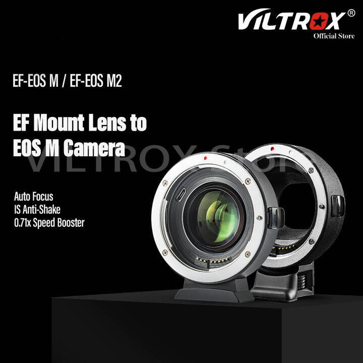 VILTROX EF-EOS M EF-M2 Electronic Auto Focus Focal Reducer Lens Adapter for Canon EF EF-S Lens ...