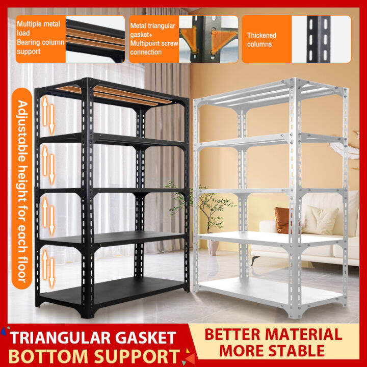 【BIG SZIE】100/120*30*180 CM Grocery display rack 5 layers Steel rack ...