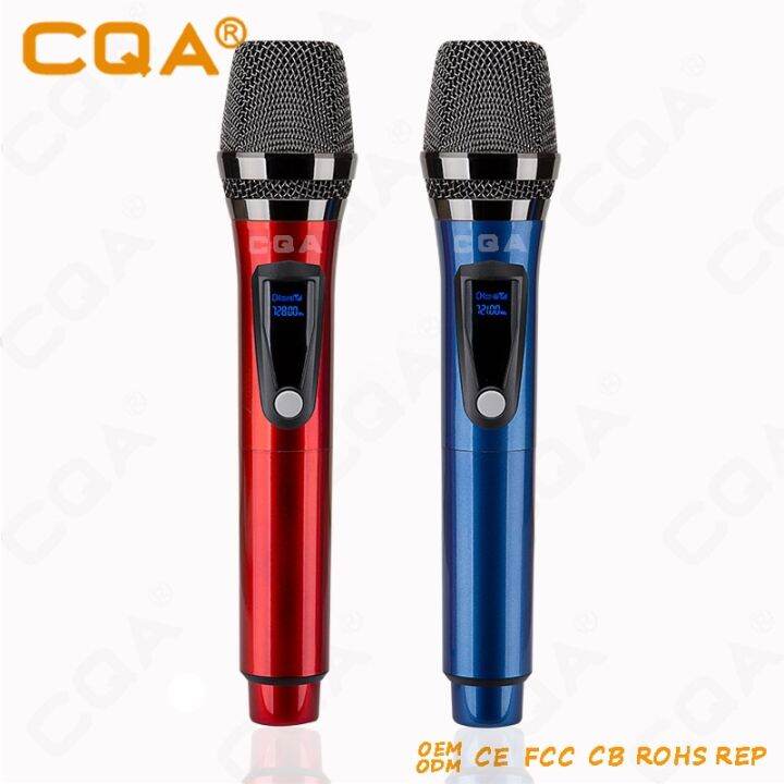 CQA UHF Long Range Wireless Ktv Magic Sing Along Karaoke Microphone For ...