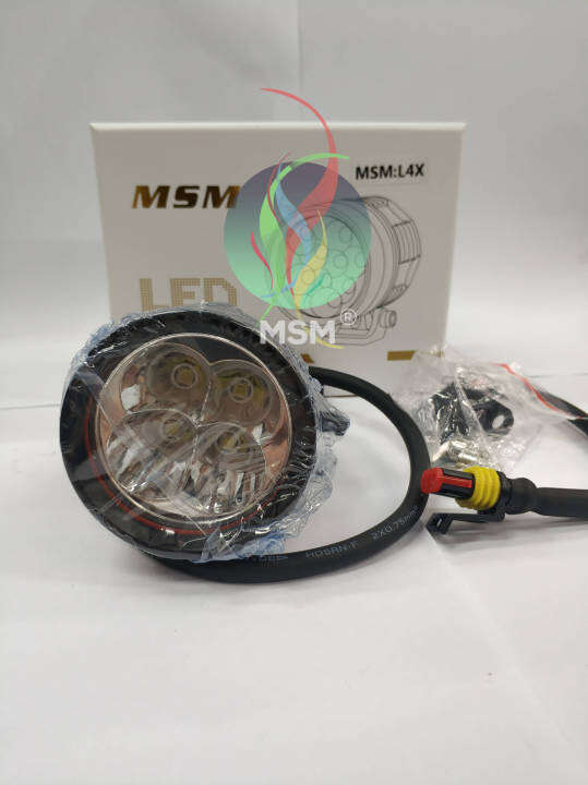 MSM Headlight Cree LED L4X 40watts Motorcycle | Lazada PH