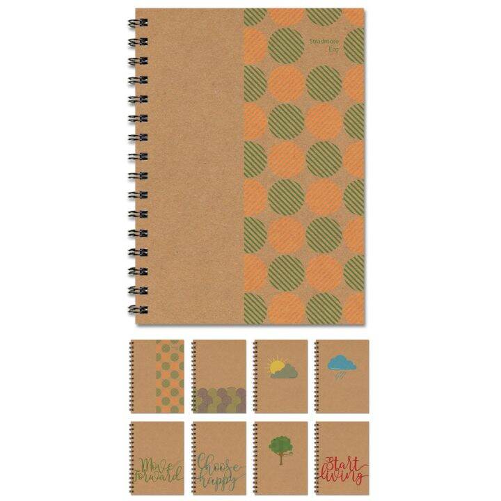 Stradmore Eco Spiral Notebook S19 6 x 8 in (Assorted Only) | Lazada PH