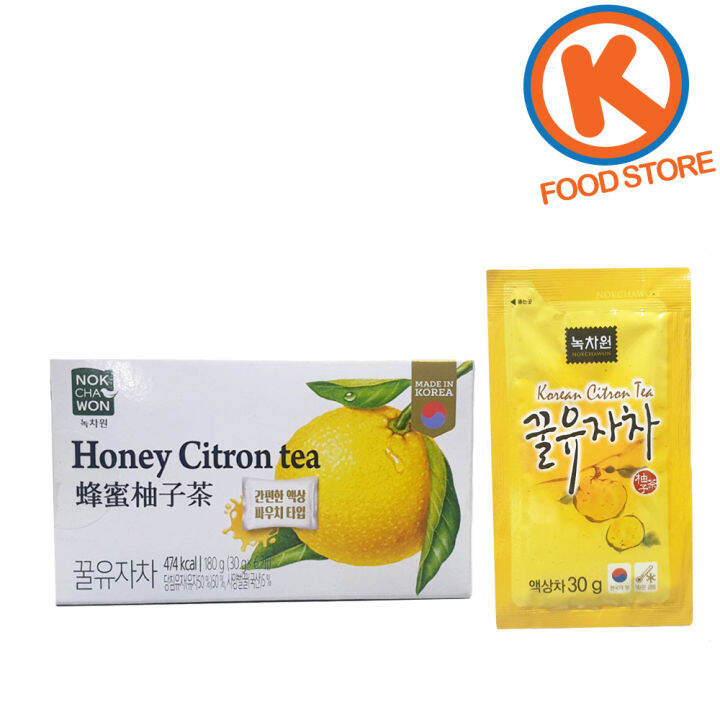 Nokchawon 6pcs x 30g Citron Tea Box Korean Products Korean Drinks ...