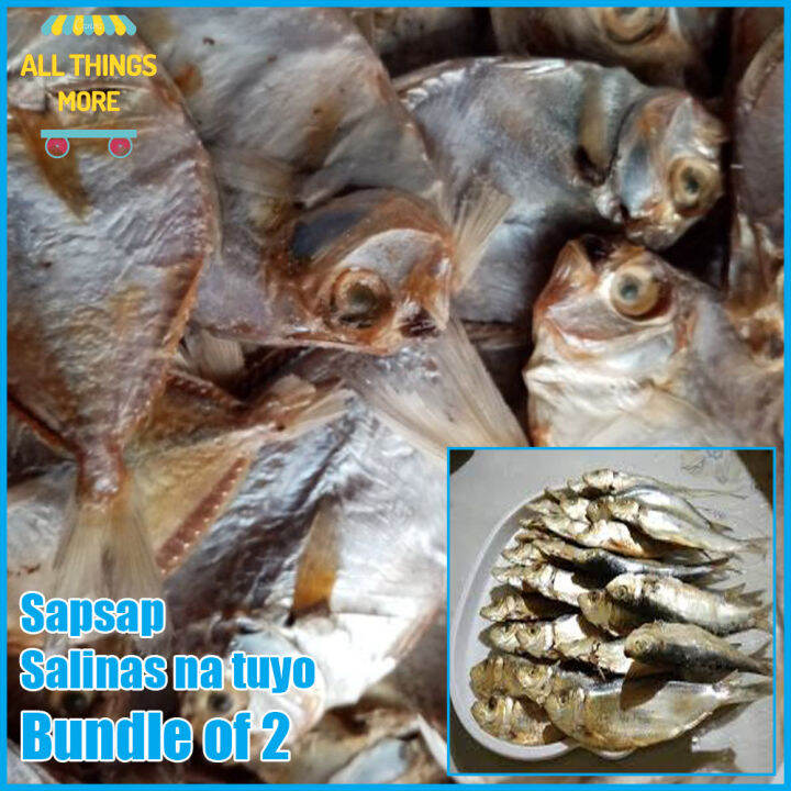 Bundle of 2 Dried Sapsap & Salinas na Tuyo freshy dried Unsalted Dried ...