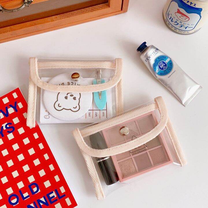 Bentoy Milkjoy กระเป๋าใส่เหรียญ ใส่การ์ด ขนาดเล็ก สีโปร่งใส | Lazada.co.th