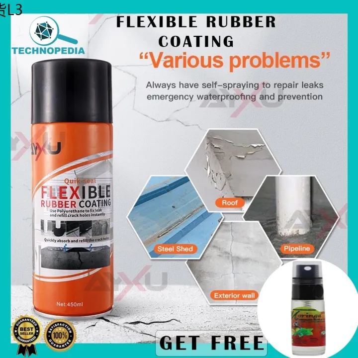 Original Quick Seal Flexible Rubber Coating | Repair Spray | Leak ...