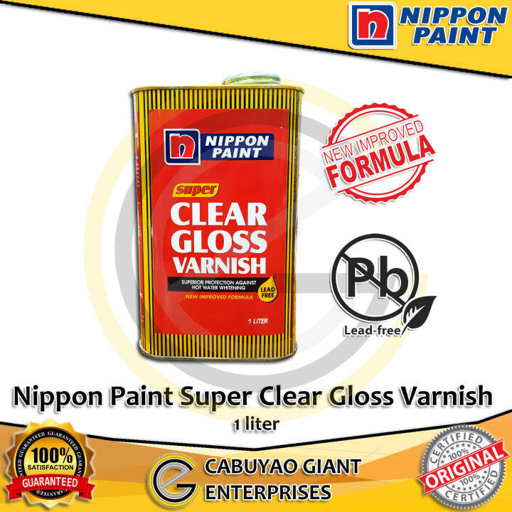 Nippon Paint Super Clear Gloss Varnish 1 liter | Lazada PH