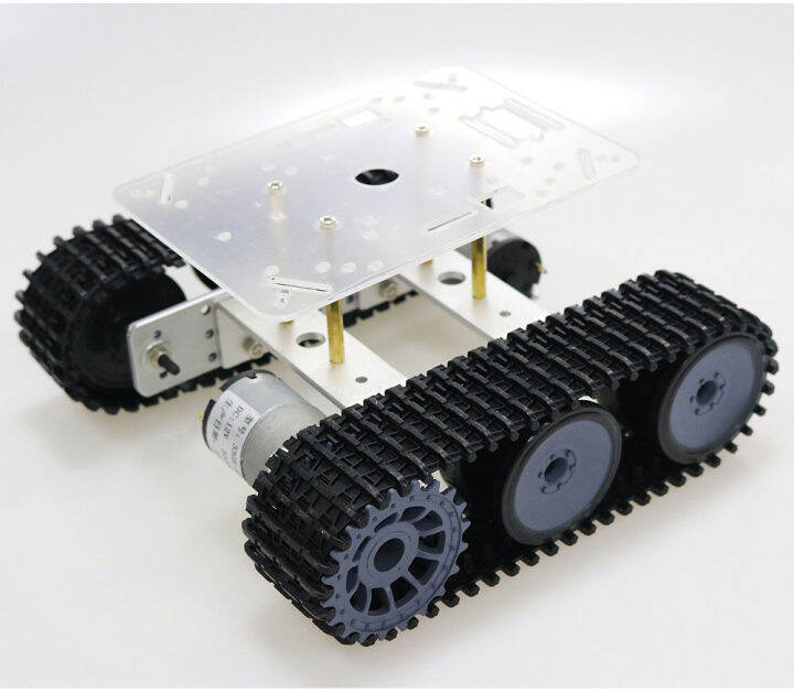 RC Metal Robot Tank Chassis mini TP100 Crawler Caterpillar Tracked ...