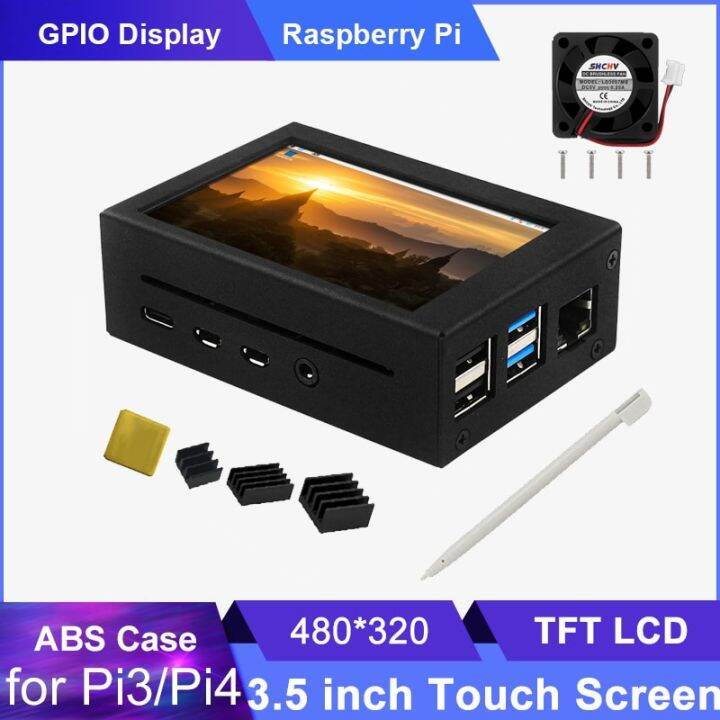 3.5 Inch Raspberry Pi 3 B Plus Touch Screen TFT LCD 480*320 GPIO ...