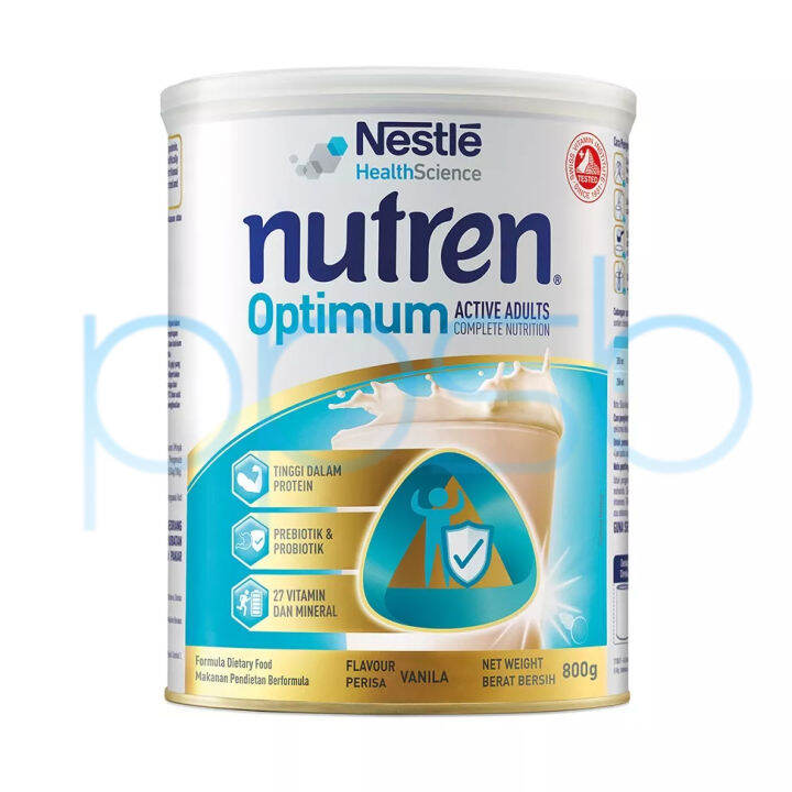 Nestle NUTREN® Optimum 800g - Active Adults Complete Nutrition | Lazada