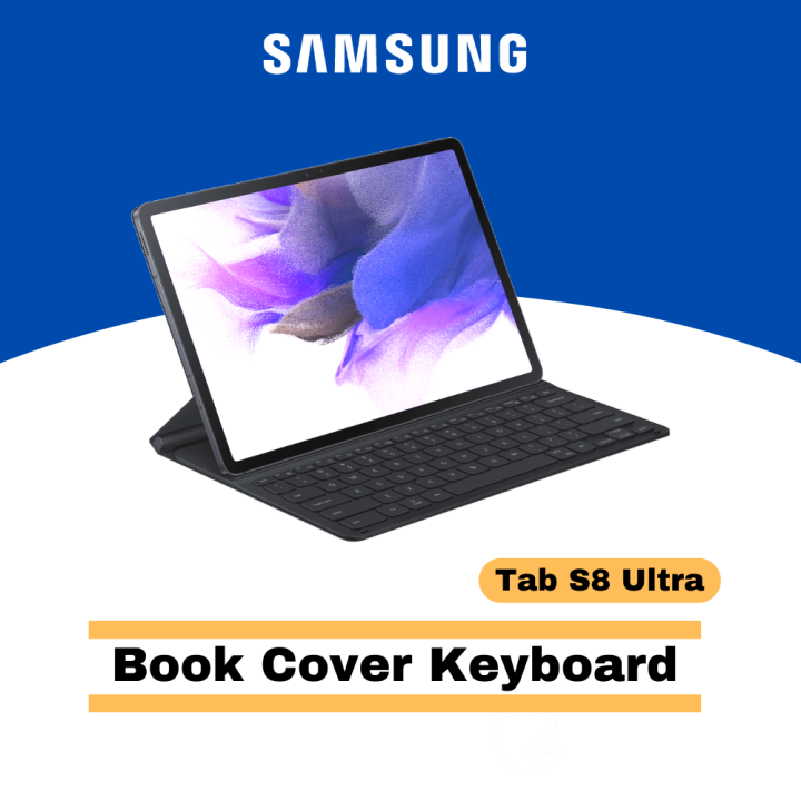[พร้อมส่ง🚚] คีย์บอร์ด Samsung Galaxy Tab S8 Ultra Book Cover Keyboard