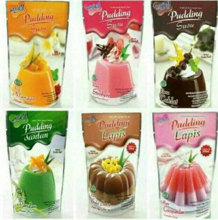 Nutrijell Pudding susu Strawberry 145 g | Lazada Indonesia