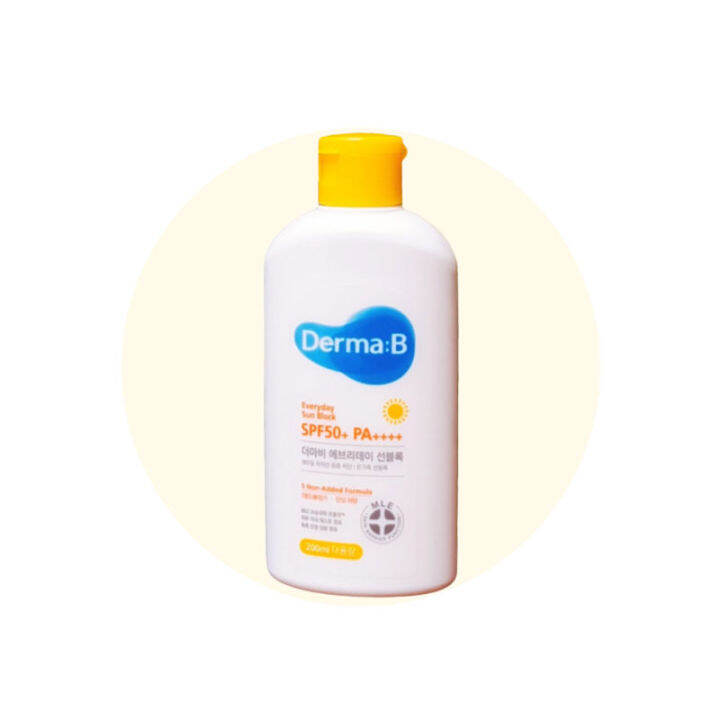 [Derma B] Everyday Sun Block 200mL SPF50+ PA++++ | Lazada