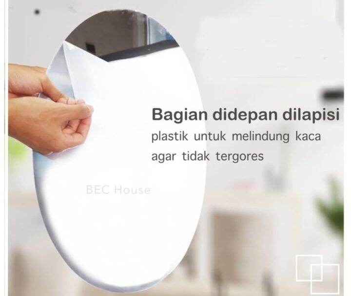 KACA TEMPEL DINDING ANTI PECAH | Lazada Indonesia