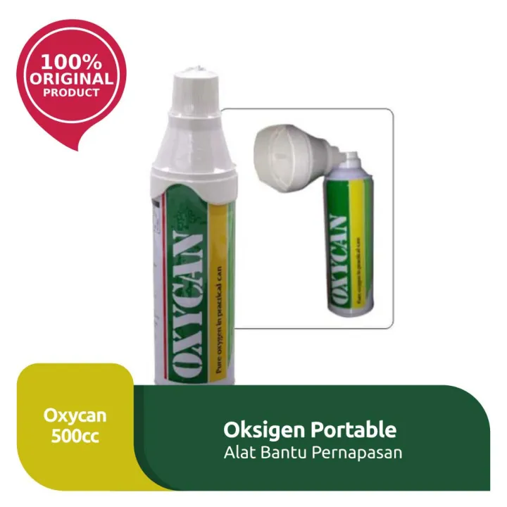 Oksigen Kaleng Oxygen Tabung Kecil Oksigen Pernafasan Oxycan 500 Cc ...