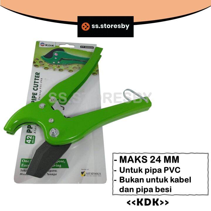 PIPE CUTTER KDK 42MM ALAT POTONG PIPA AIR TANG POTONG PIPA PARALON GUNTING PEMOTONG PIPA PVC PPR ...