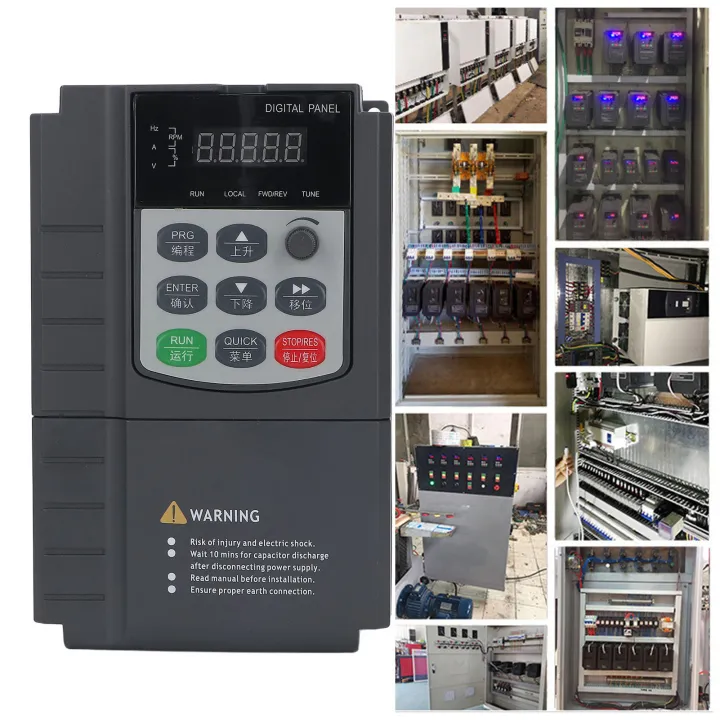 Variable Frequency Drive 3 Phase Universal Motor Speed Control Inverter Frequency Converter for ...