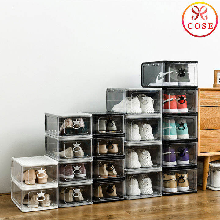 COSE Premium High-End Shoes Sneaker Storage Organizer Rack Transparent ...