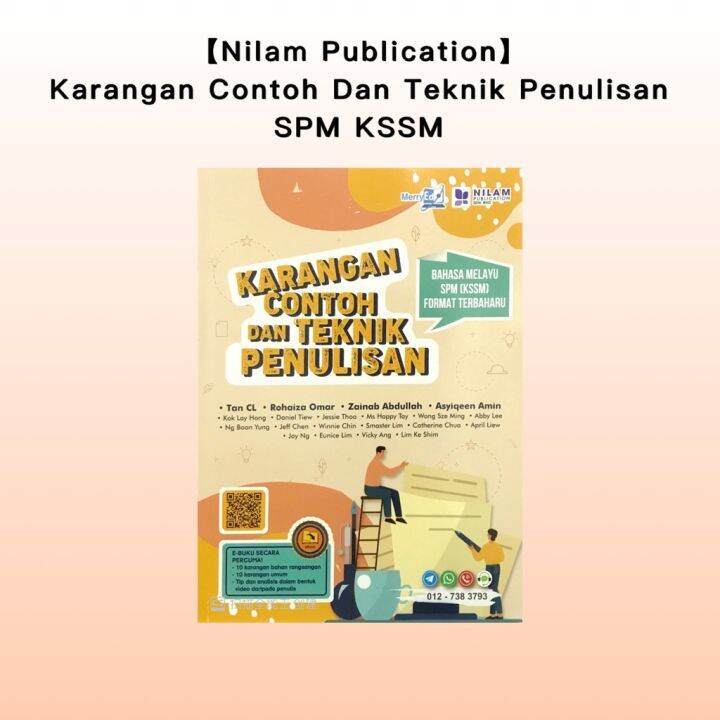 【Nilam Publication】Karangan Contoh Dan Teknik Penulisan SPM KSSM | Lazada