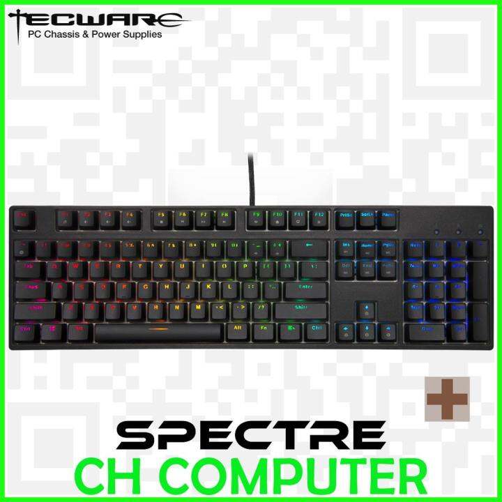 Tecware Spectre RGB Full Size Mechanical Gaming Keyboard - Brown switch ...