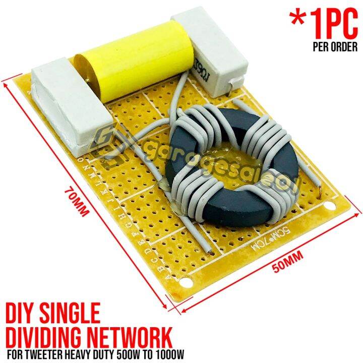 DIY Single Dividing Network for Tweeter Heavy Duty 500W to 1000W ...