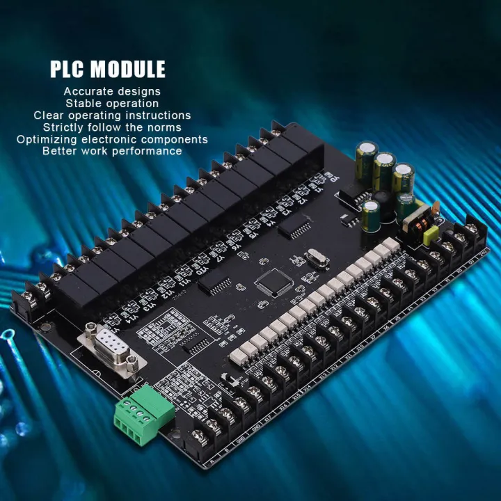 Industrial Control Board PLC Controller Module + NTC Temperature Measurement FX1N-30MR-3NTC ...