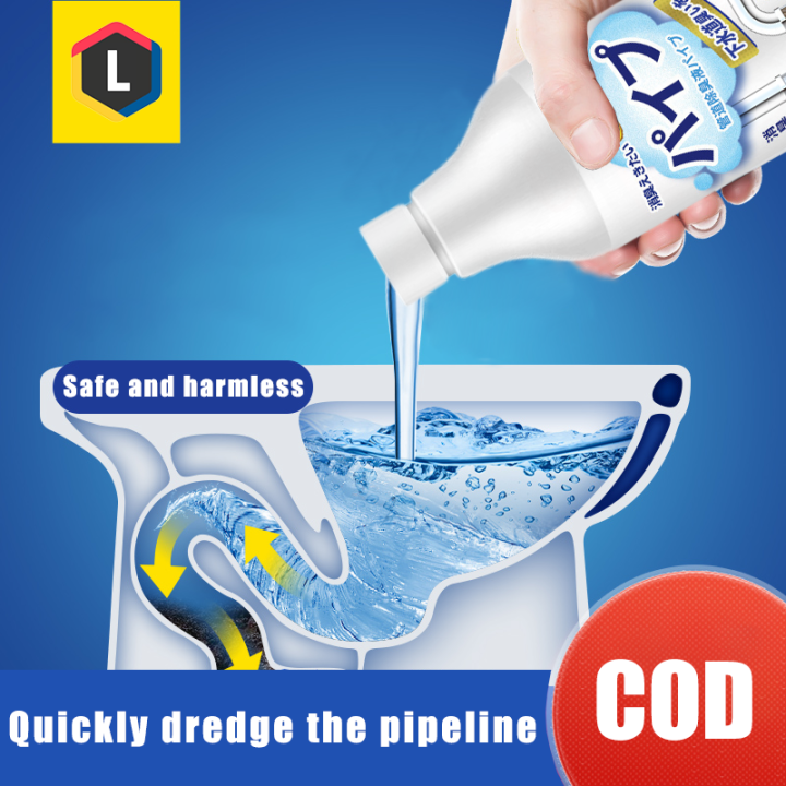 【500ML】Pipeline dredging agent,Pipe Drain Cleaner and Clog Remover ...