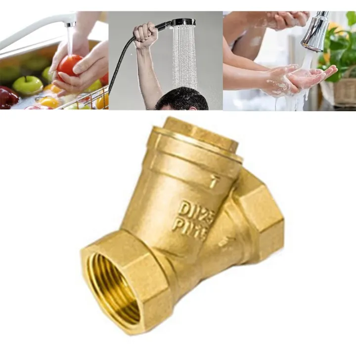 【Fonta Tools Shop】Female Thread Y Shaped Brass Strainer Filter ...