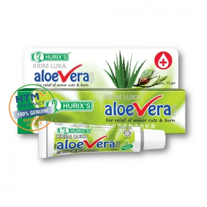 HURIX'S KRIM LUKA ALOE VERA PLUS 13G | Lazada