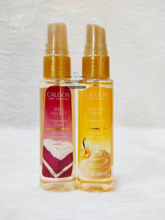 Calgon Vanilla Swirl/Red Velvet Fragrance Body Mist 59ml | Lazada PH