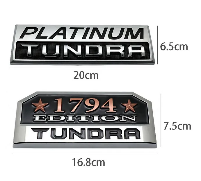 โลโก้แต่งทันดร้า โตโยต้า ฟอร์จูนเนอร์ รีโว่ Platinum Tundra 1794 Tundra ...