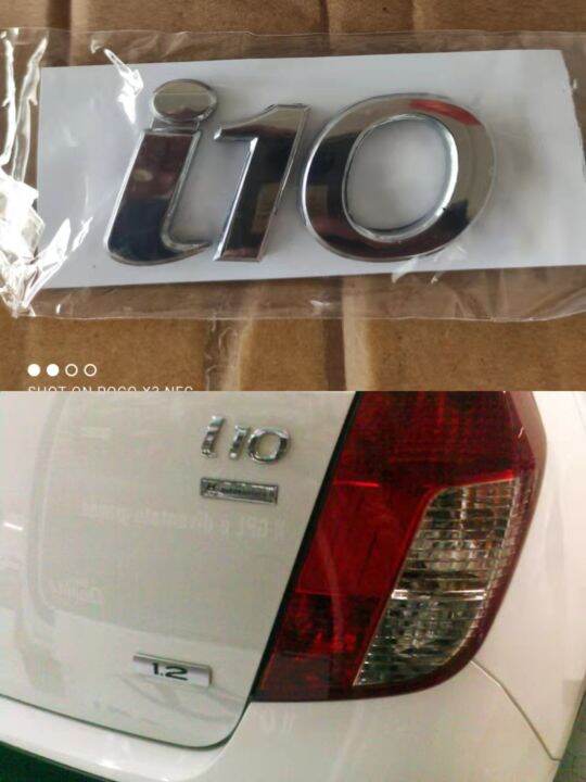 i10 Chrome Emblem Logo For Hyundai Car | Lazada