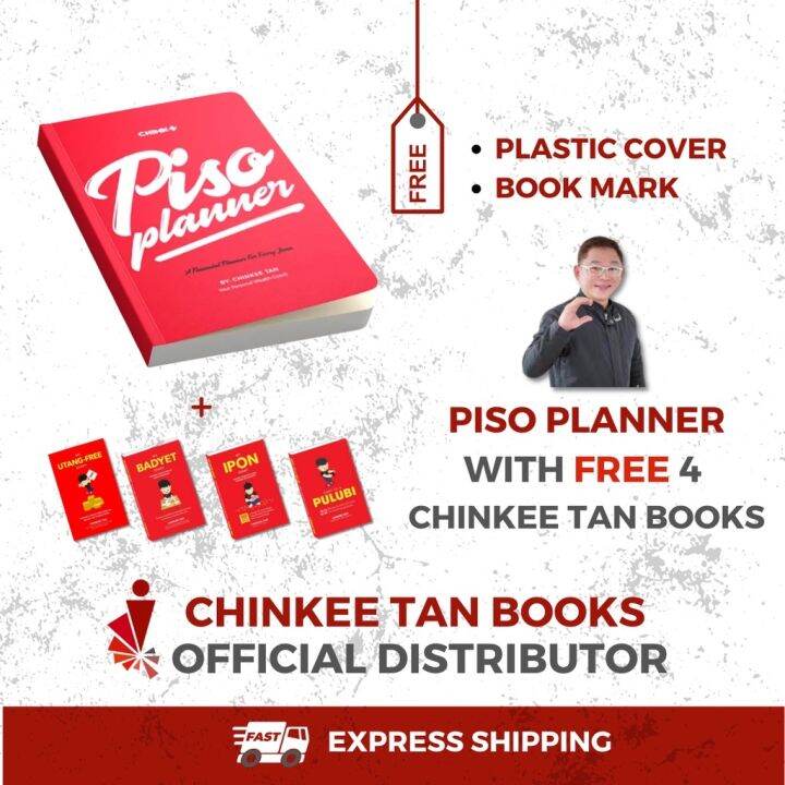 [Hot sales]☈☋ PISO PLANNER with 4 FREE Chinkee Tan Books | Lazada PH