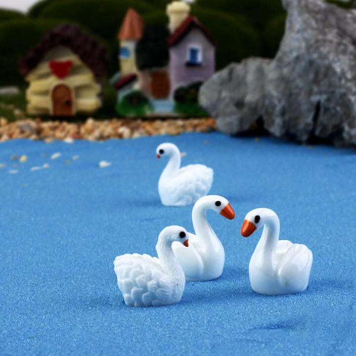 GVDBHFD เรซิ่น5ชิ้น/แพ็คเครื่องตกแต่งบอนไซของขวัญงานฝีมือสวนนางฟ้าเค้ก ...