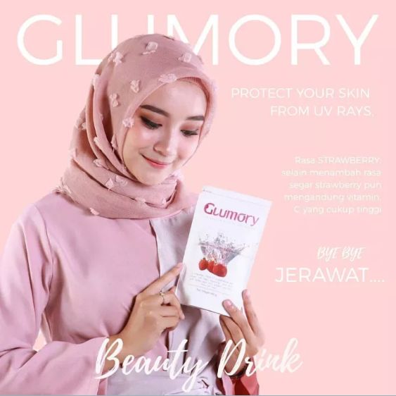 Glumory 10 Sachet/Box Hafara Beauty Drink 100% Original | Supplement ...