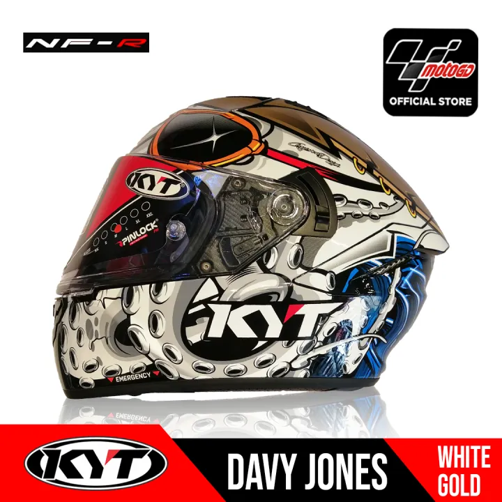 KYT NFR DAVY JONES DUAL VISOR FULLFACE HELMET | Lazada PH