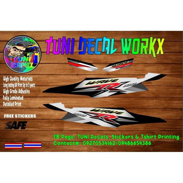 Honda Wave 100 stock decals | Lazada PH