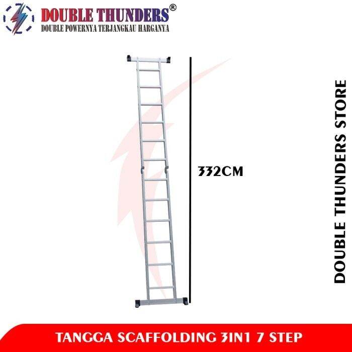 DT TSL1017 Tangga Scaffolding / Scaffolding Ladder 7 Step | Lazada ...