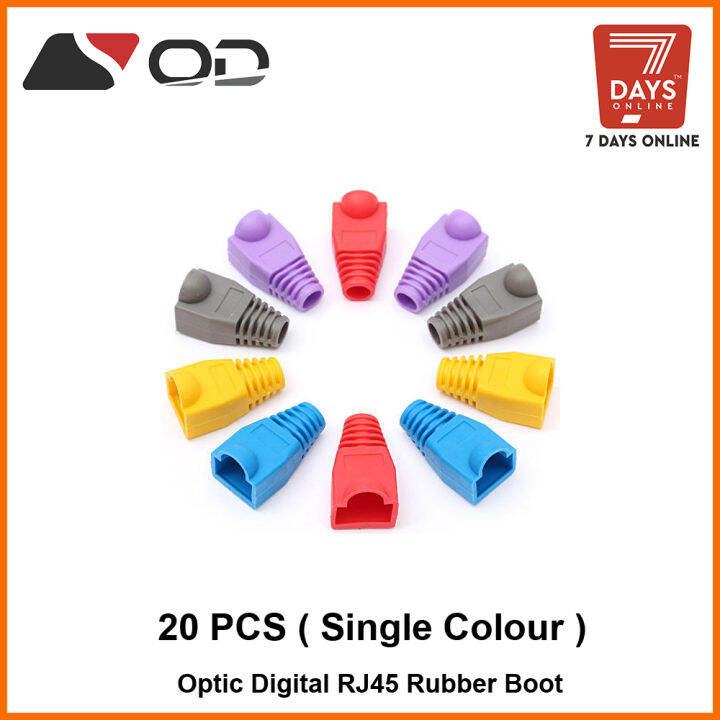 Optic Digital RJ45 Rubber Boot / RJ45 Modular Plug Cover / RJ45 End Cap ...