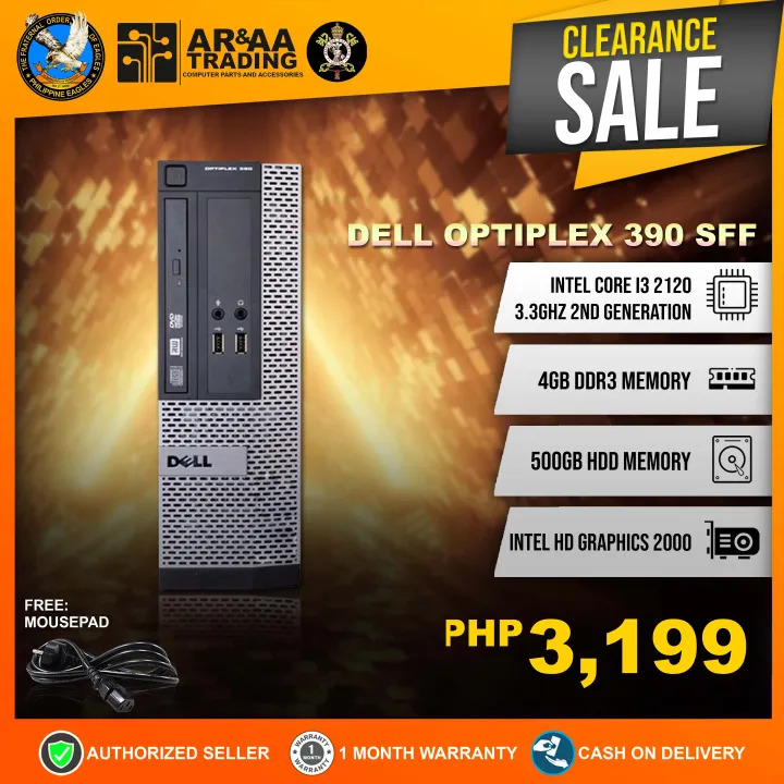 💻 CPU Dell 390 Core I3 2120 3.3ghz 4gb 500gb (2nd Generation) | Lazada PH