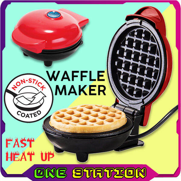 Mini Waffle Maker Electric Waffles Maker Breakfast Waffle Machine Mini ...