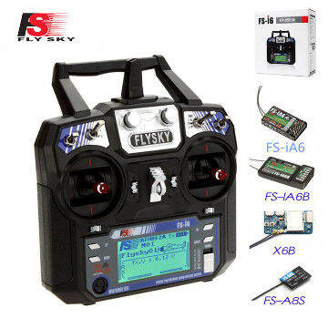 Original TRANSMITTER Flysky i6 FSI6 FS-I6 REMOTE CONTROL + Receiver ...