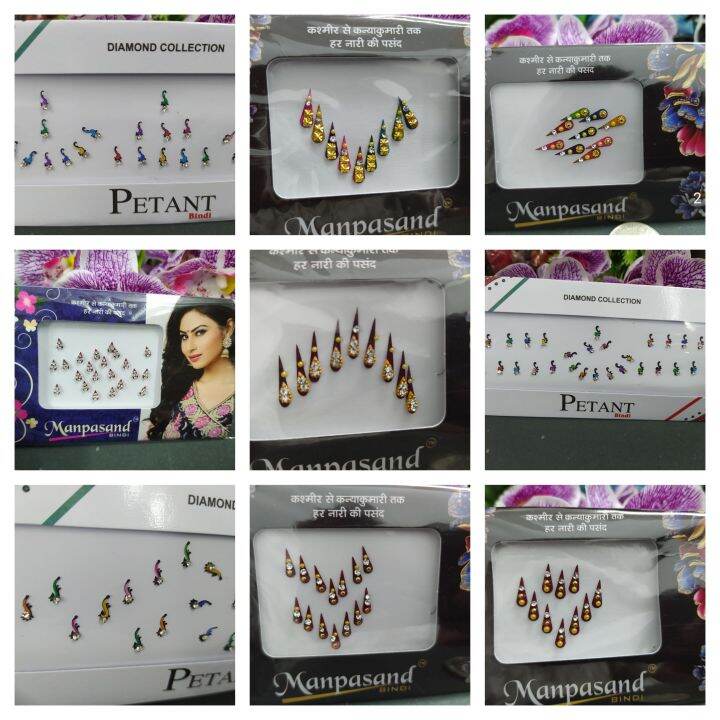 Ready Stock Bindi / Indian Bindi / Sticker Fashion Bindi / Indian ...