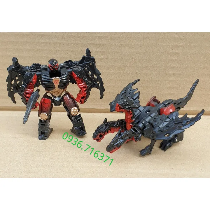 Mini robot 6.5cm transforms many steps into dragons Dragonstorm ...