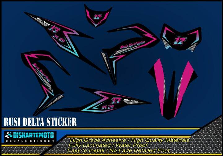 Rusi Delta Sticker | Lazada PH