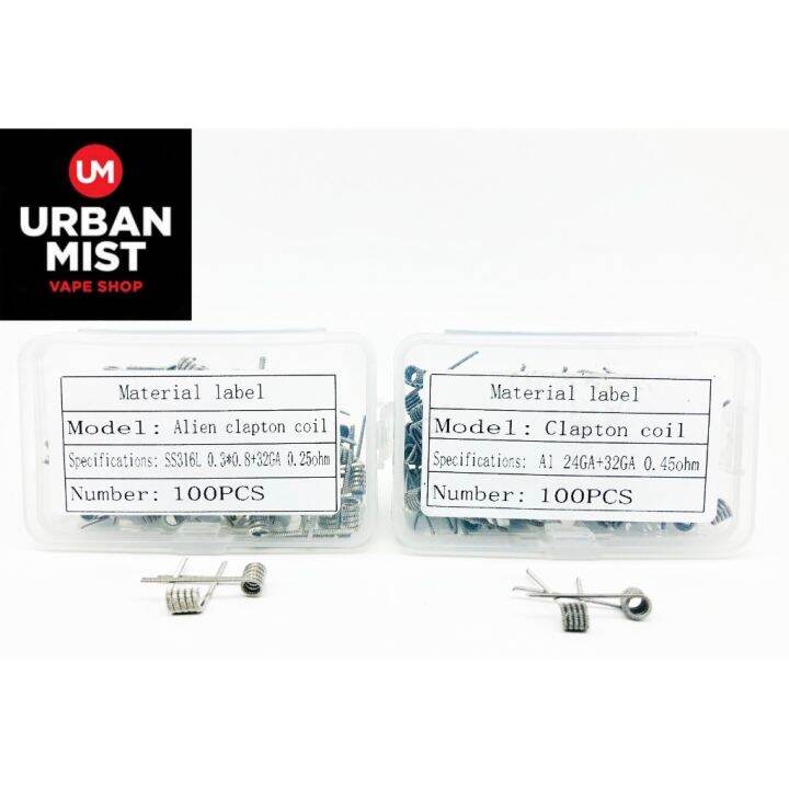 PRE BUILT Wire (1PC) Alien Clapton / Coil For Rebuildable Atomizer ...