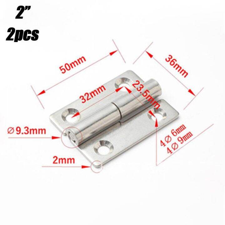 2pcs Hinges Detachable Hinge Slip Joint Flag Lift Off Detachable Door ...