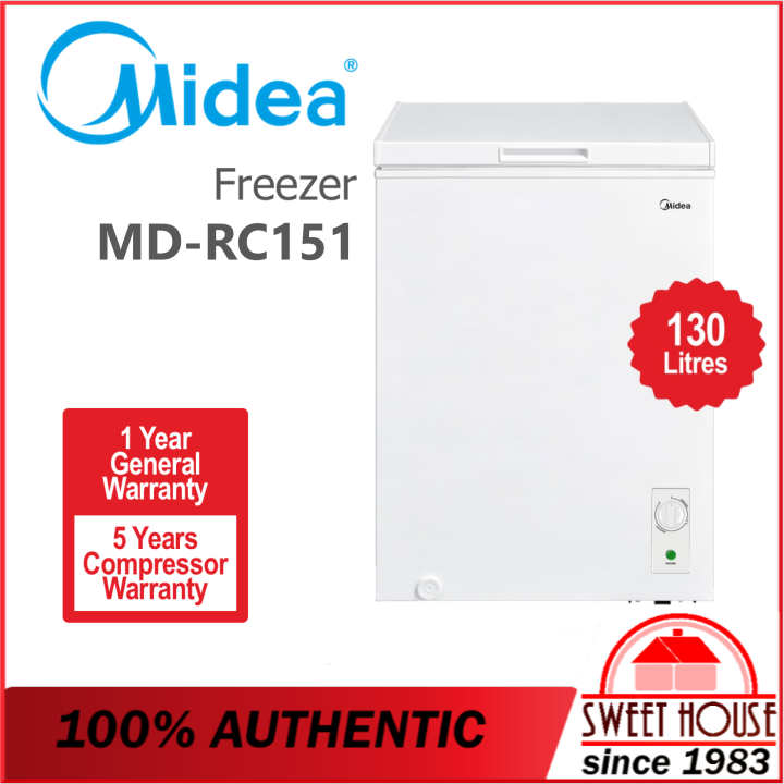 [READY STOCK] Midea MD-RC151 130L Convertible Freezer MD-RC151FZB01 WD ...